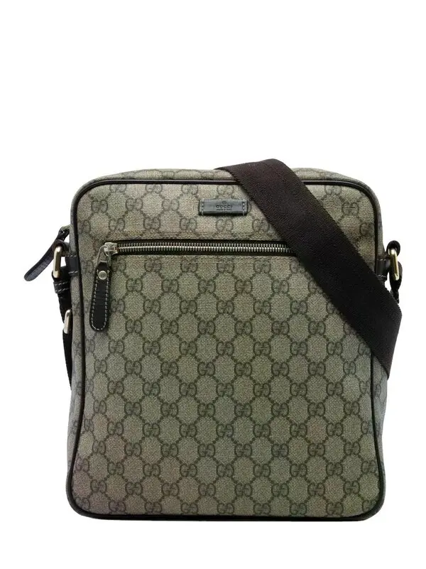 Gucci Gg Supreme Crossbody Bag - Neutrals