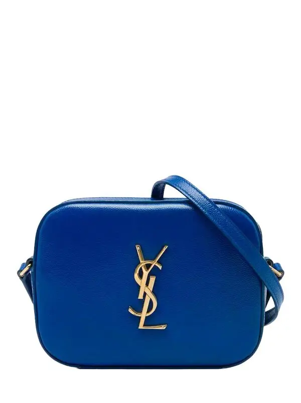 Saint Laurent Monogram Camera Bag - Blue