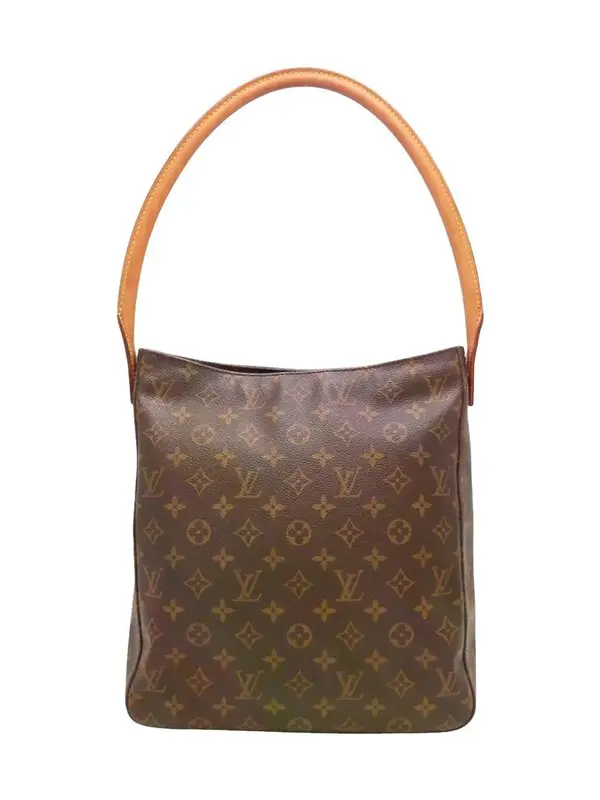 LOUIS VUITTON Monogram Looping Gm Shoulder Bag - Brown