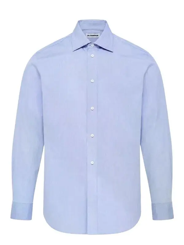 JIL SANDER Long-sleeve Button-down Shirt - Blue