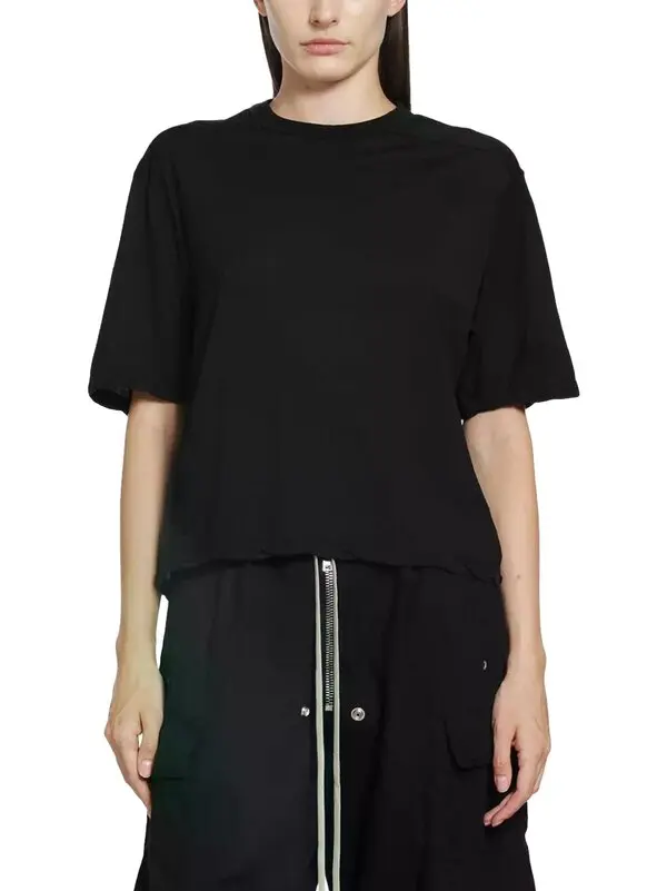 Rick Owens Raw-cut Short-sleeve T-shirt - Black