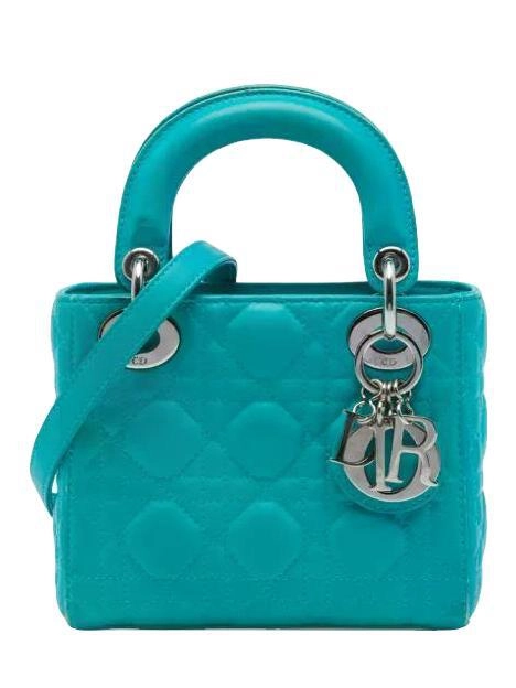 Dior Mini Lady Satchel - Blue