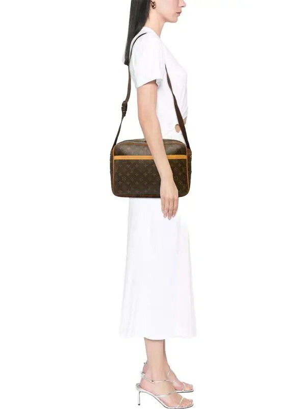 LOUIS VUITTON Monogram Reporter Gm Crossbody Bag - Brown