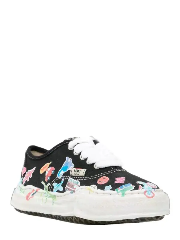 Mihara Yasuhiro Graphic-print Sneakers - Black