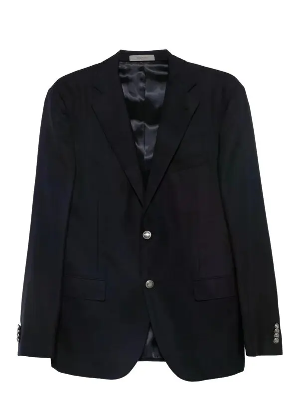 Corneliani Academy Light Single-breasted Jacket - Blue