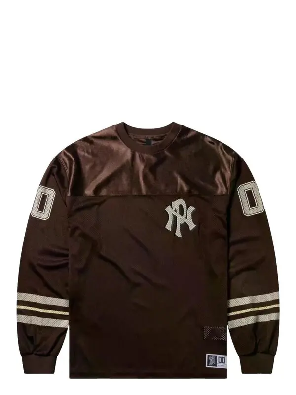 Aries Nyp Sports Poly Long-sleeve T-shirt - Brown