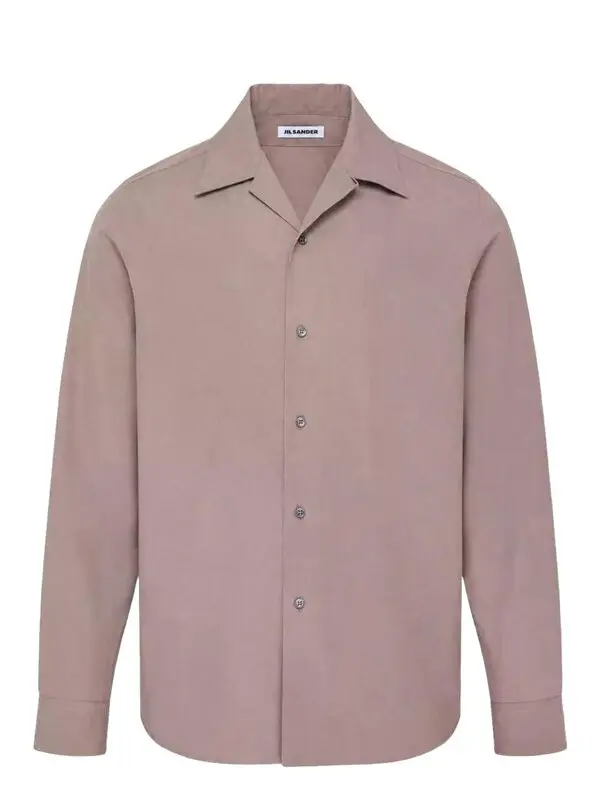 JIL SANDER Spread-collar Long-sleeve Shirt - Neutrals