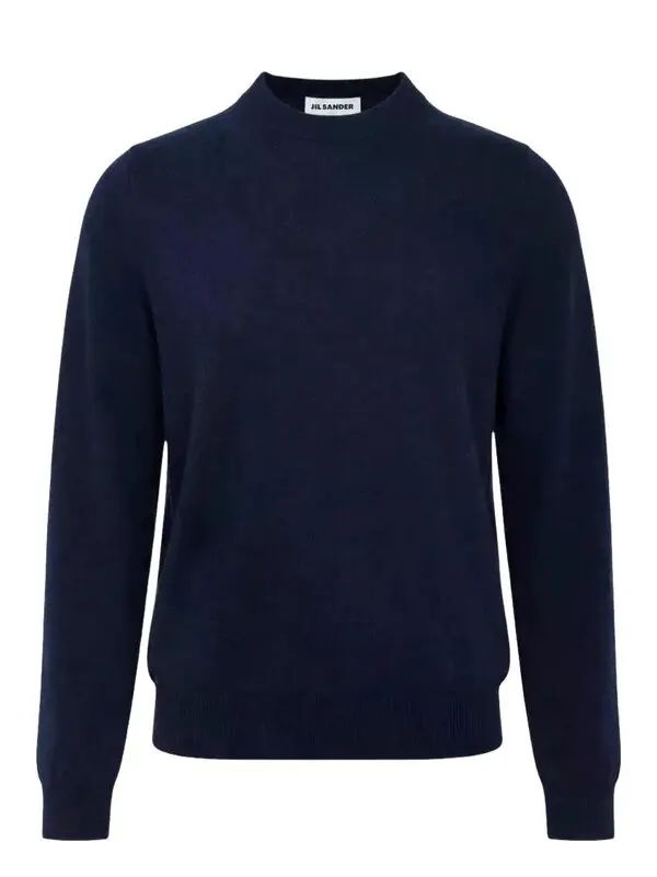 JIL SANDER Crew Neck Sweater - Blue