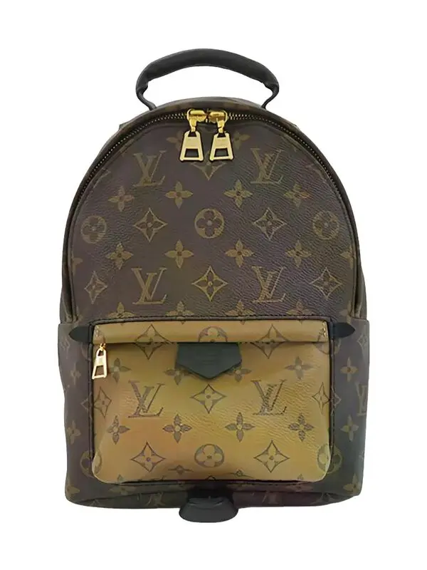 LOUIS VUITTON Monogram Reverse Palm Springs Pm Backpack - Brown
