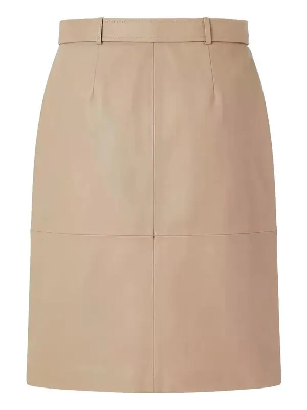 Moncler Belted Midi Skirt - Neutrals