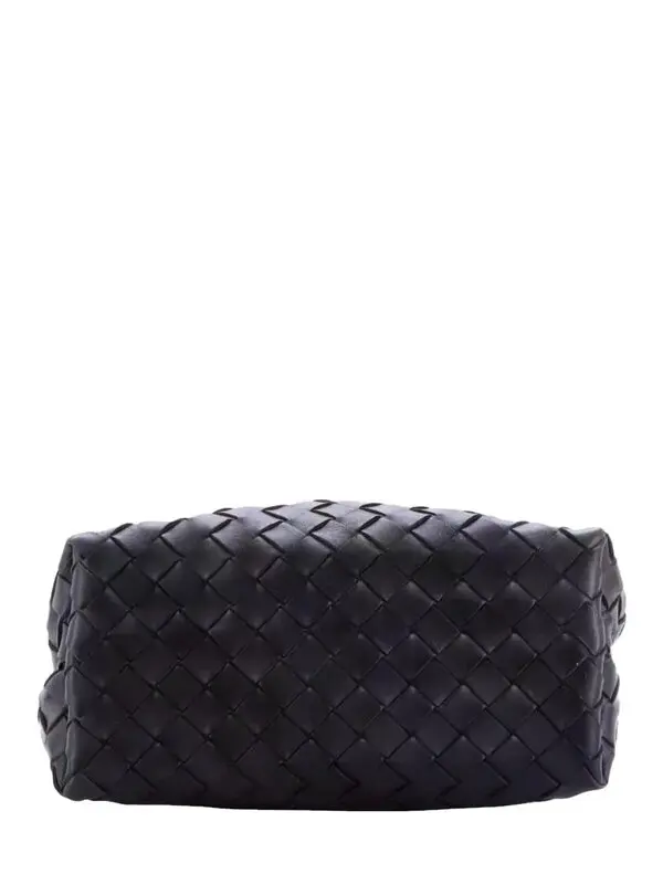 Bottega Veneta Andiamo Chain Top Handle Bag Intrecciato Nappa Small Satchel - Black