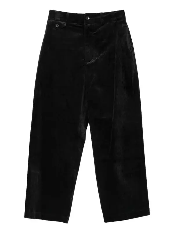 NICHOLSON & NICHOLSON Sable Corduroy Trousers - Black