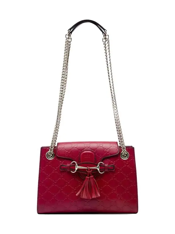 Gucci Small Emily Shoulder Bag - Red