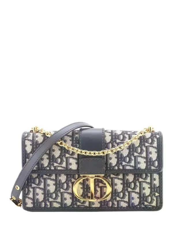 Dior 30 Montaigne East West Shoulder Bag Oblique Canvas - Blue