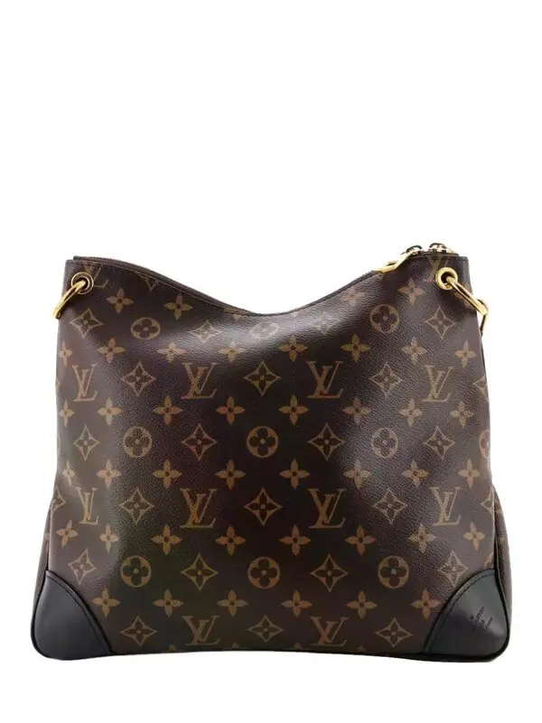 LOUIS VUITTON Monogram Canvas Odeon Nm Mm Crossbody Bag - Black