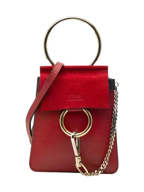 Chloé Faye Bracelet Bag Satchel - Red