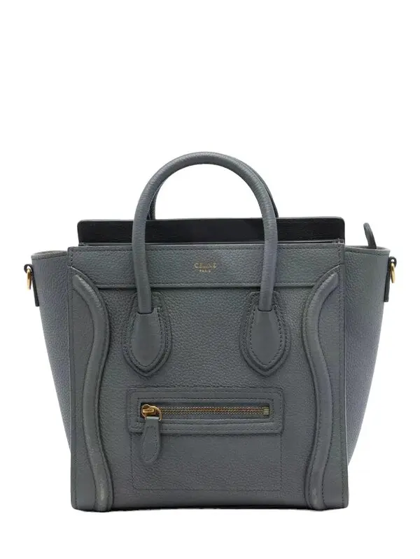 Celine Nano Luggage Tote Satchel - Grey