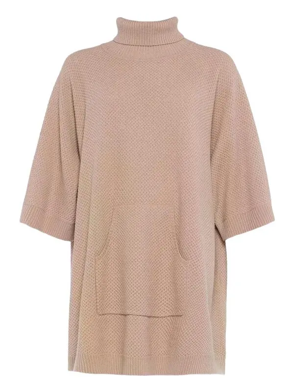 ERES Matin Waffle-knit Roll-neck Sweater - Neutrals