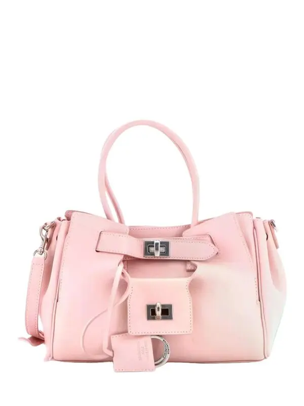 Balenciaga Leather Mini Tote Bag - Pink