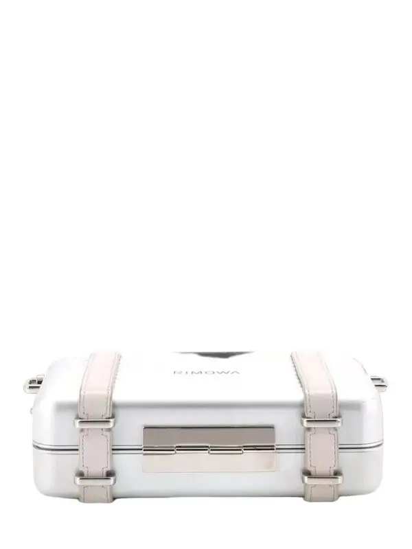 Dior X Rimowa Personal Clutch Aluminum Crossbody Bag - Grey