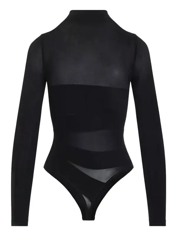 Wolford Infinite Wrap String Bodysuit - Black