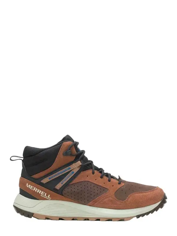 Merrell Wildwood Sneakers Suede Lace-up With Padded Ankle - Brown