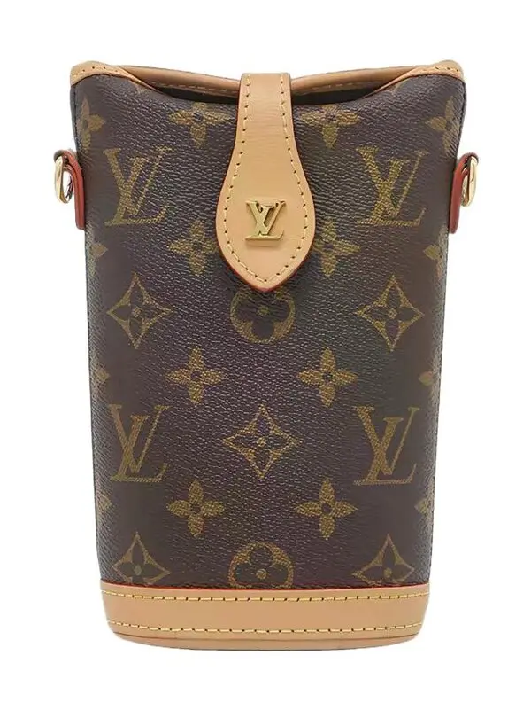 LOUIS VUITTON Monogram Fold Me Pouch Crossbody Bag - Brown