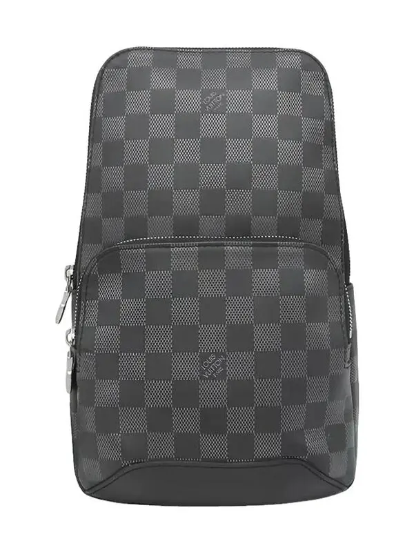 LOUIS VUITTON Damier Graphite Avenue Sling Crossbody Bag - Black
