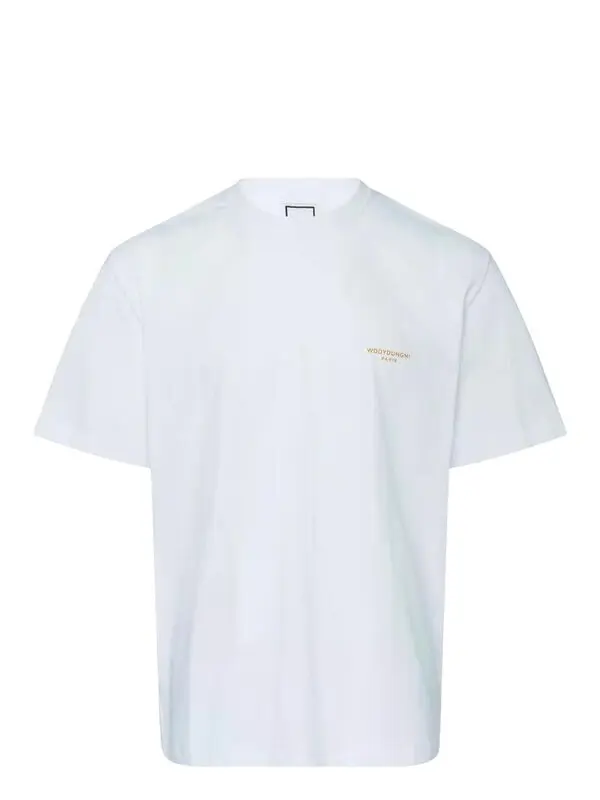 WOOYOUNGMI Logo-embroidered T-shirt - White