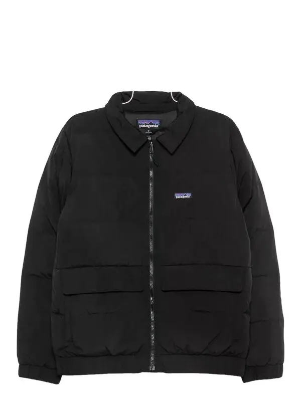 Patagonia Quilted Logo Patch Jacket - Black