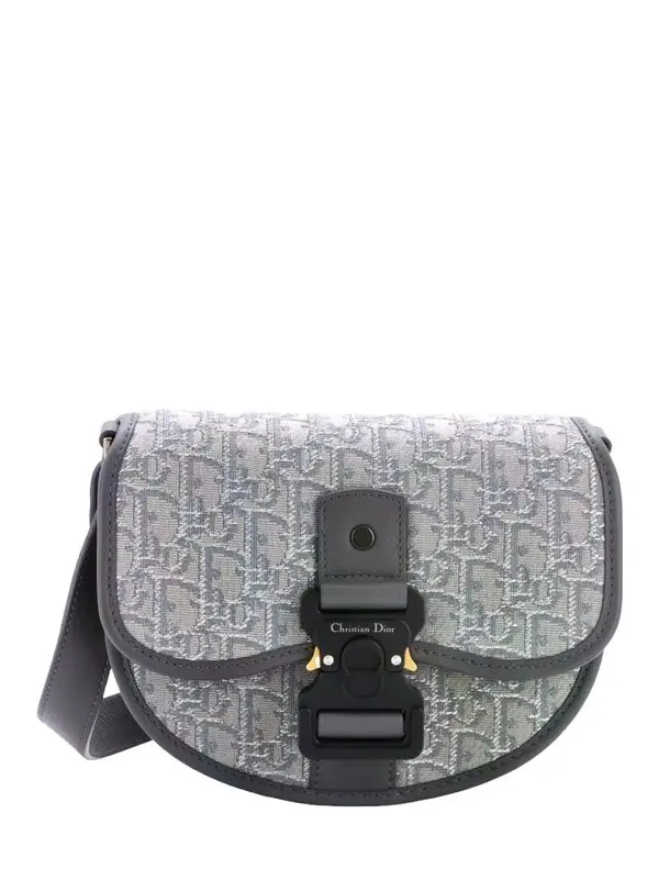 Dior Gallop Flap Messenger Bag - Grey