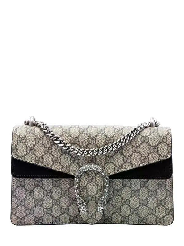 Gucci Gg Supreme Dionysus Shoulder Bag - Neutrals