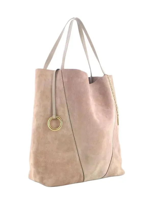Chloé Spin Suede Tote Bag - Brown