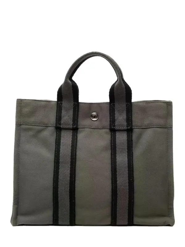 Hermès Canvas Tote Bag - Grey
