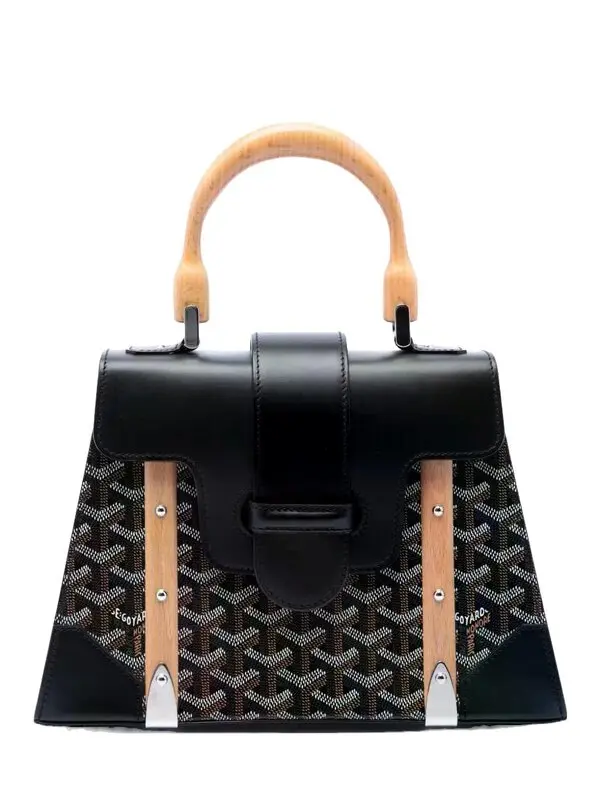 Goyard Saigon Structured Pm Satchel - Black