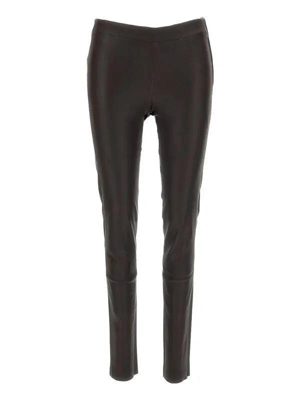 ARMA Panta Leggins Pelle Stretch - Marrone
