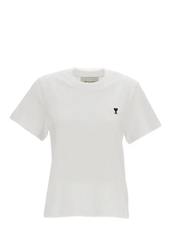 AMI Paris De Coeur T-shirt - Bianco
