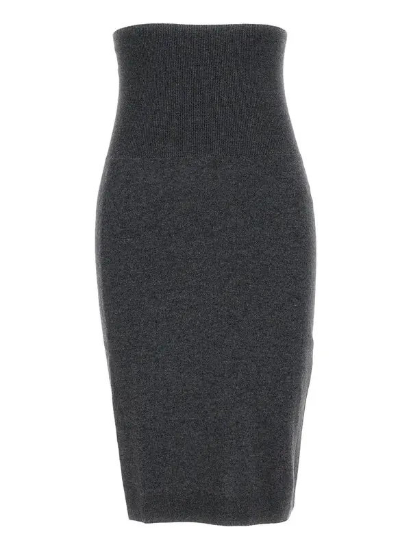 Stella McCartney Wool-knit Tube Dress - Grey