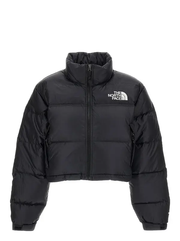 The North Face Cropped Nuptse Jacket - Nero