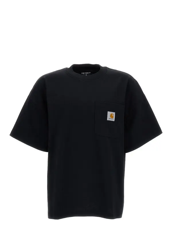 Carhartt Work In Progress Maglietta Work Pocket - Nero
