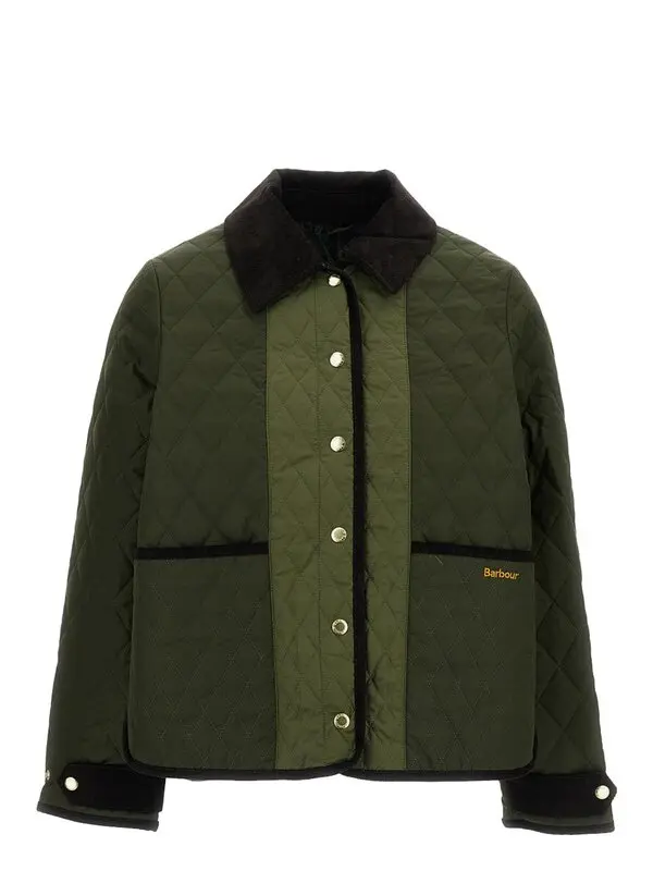 Barbour Ainsdale Quilted Patchwork Jacket - Verde