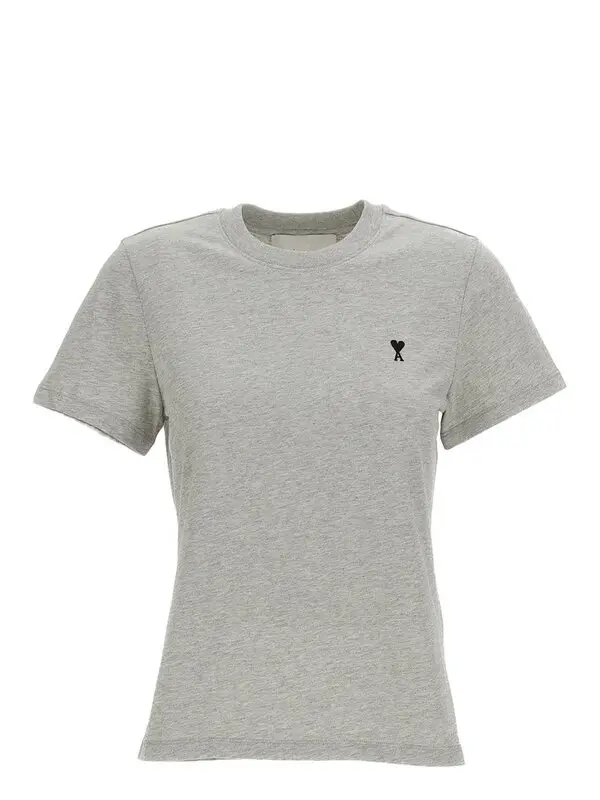 AMI Paris De Coeur T-shirt - Grigio