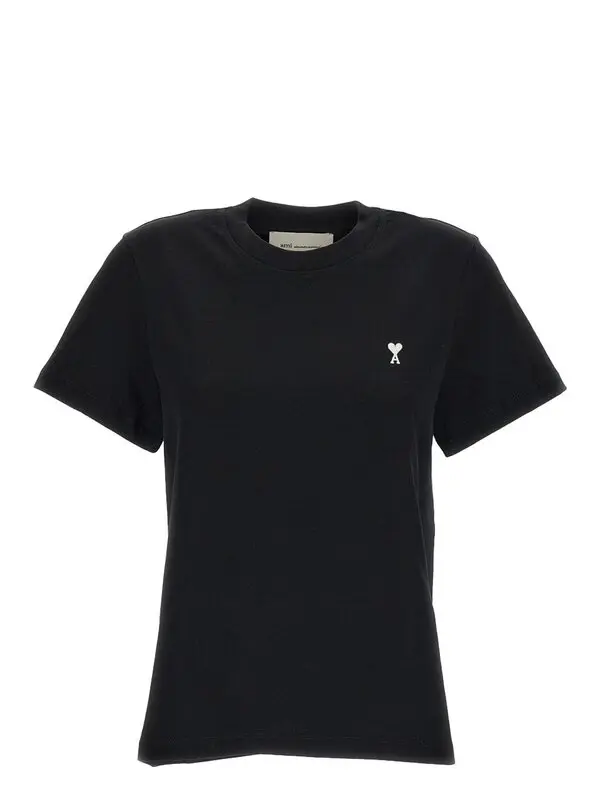 AMI Paris De Cœur T-shirt - Nero