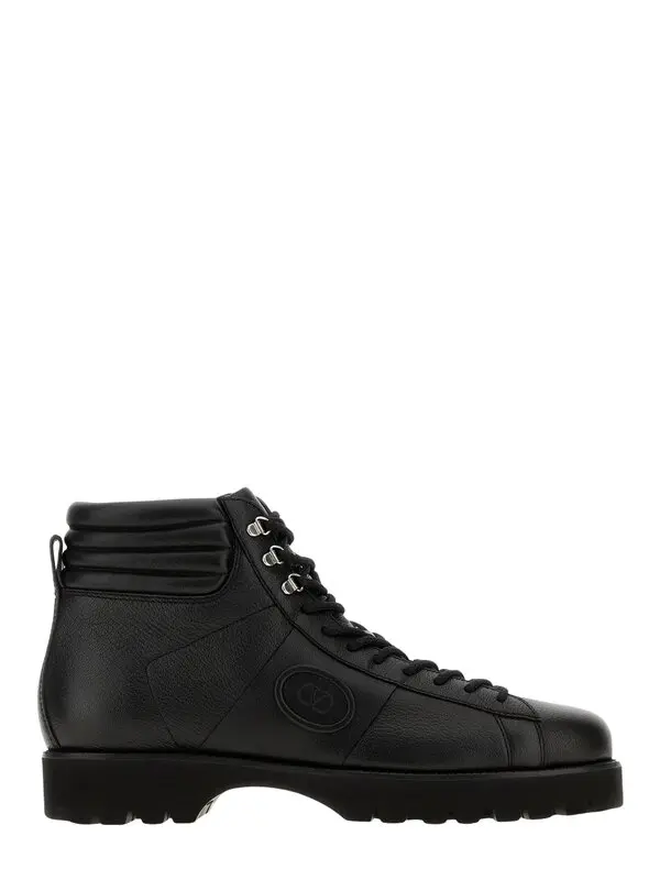 Valentino Garavani Combat Boots - Black