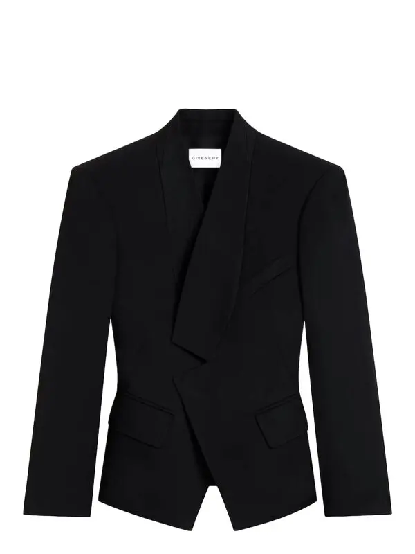 Givenchy Reverse Lapel Jacket - Black