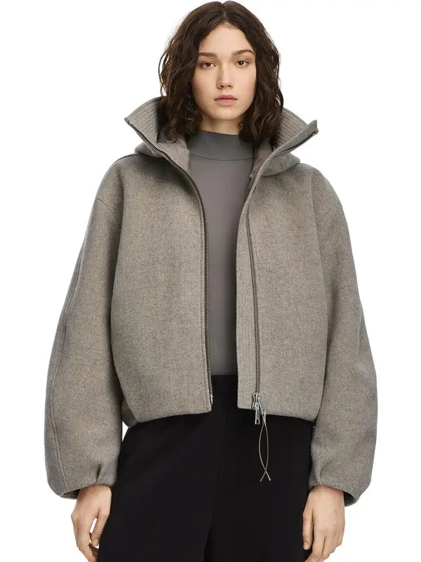Canada Goose Chilliwack Wool Bomber - Black/herringbone