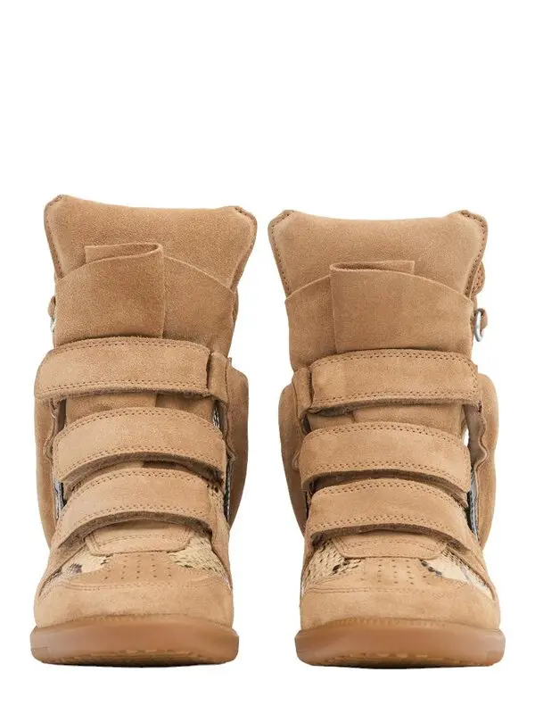 Isabel Marant Étoile Bekett Wedge Sneakers - Camel/sahara