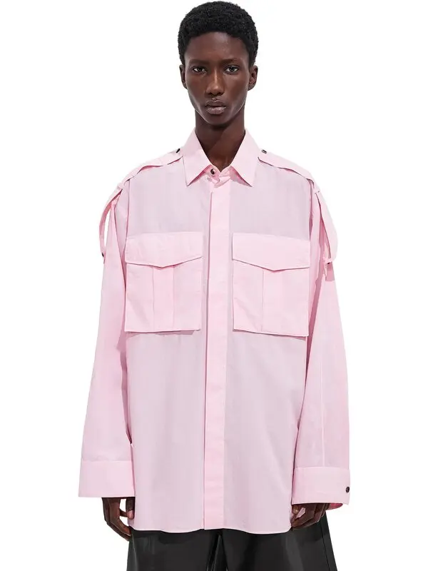 Bottega Veneta Cotton Poplin Overshirt - Doll
