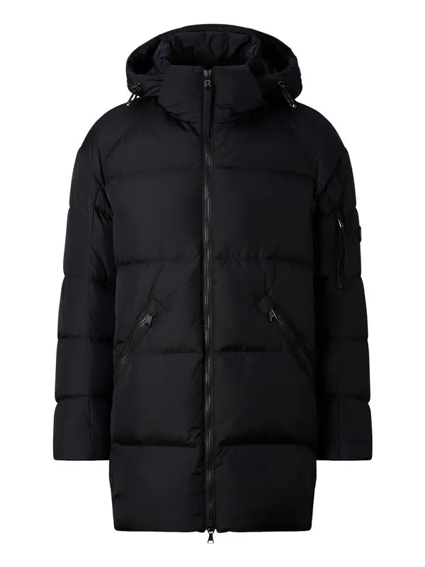 Bogner Jones Quilted Down Jacket With Adjustable Hood - Black