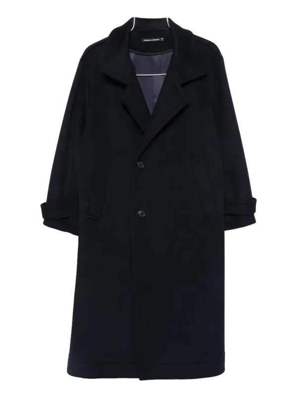 NICHOLSON & NICHOLSON Wool Coat - Blue